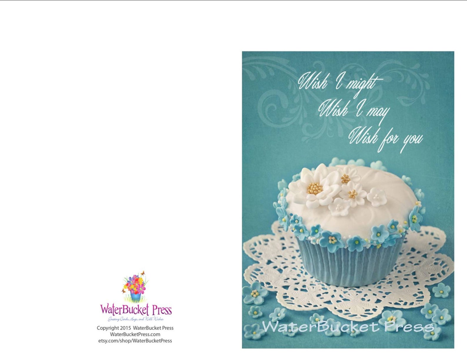 Digital Birthday Card, Cupcake, Cake - Etsy