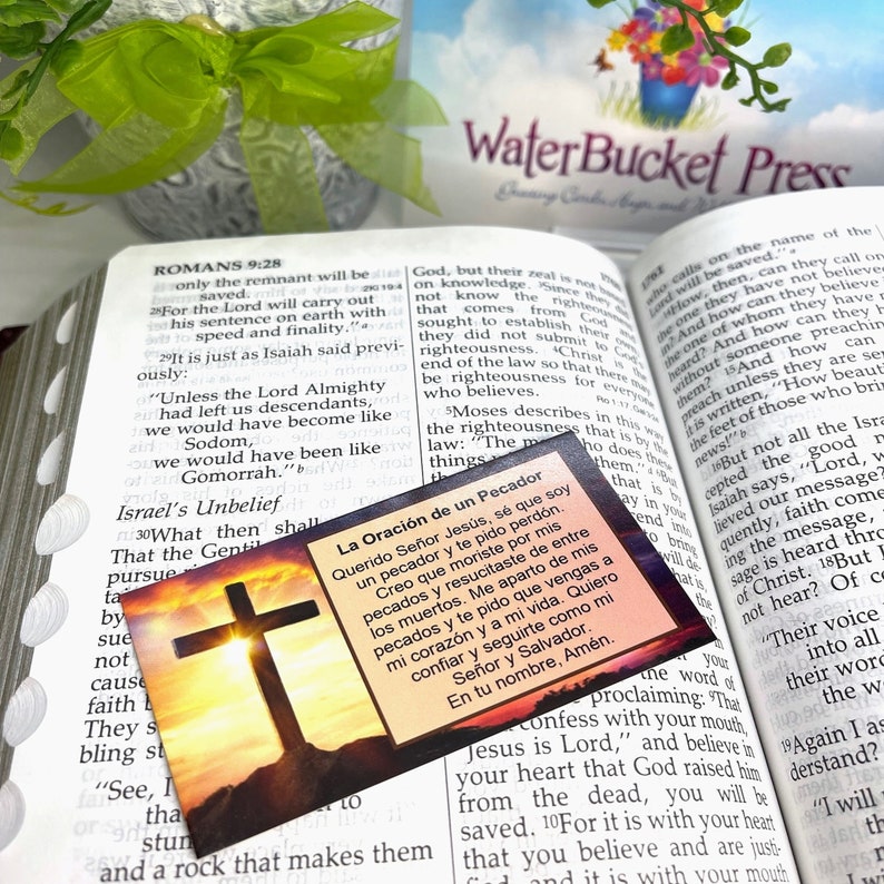 Spanish A Sinner's Prayer Scripture Cards Salvation - Etsy