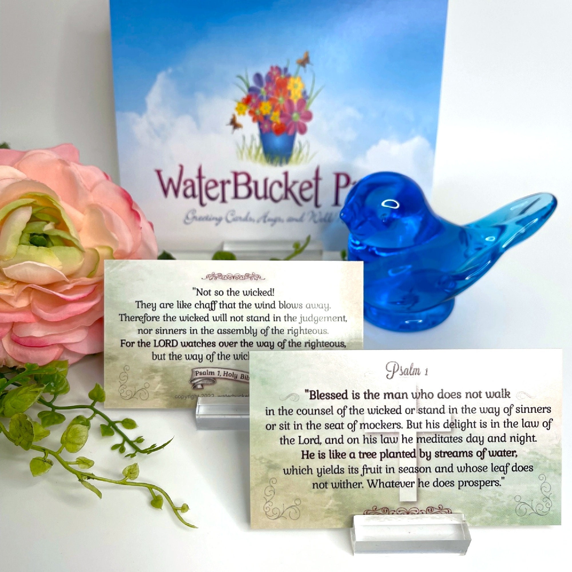 Psalms Collection Pack, Scripture Cards, Bible Verse Pocket Size Cards ...