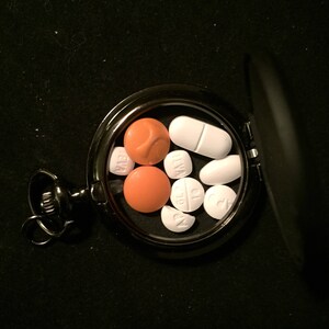 Shiny Black Venom Style Fashion Pill Box Medicine Tablet - Etsy