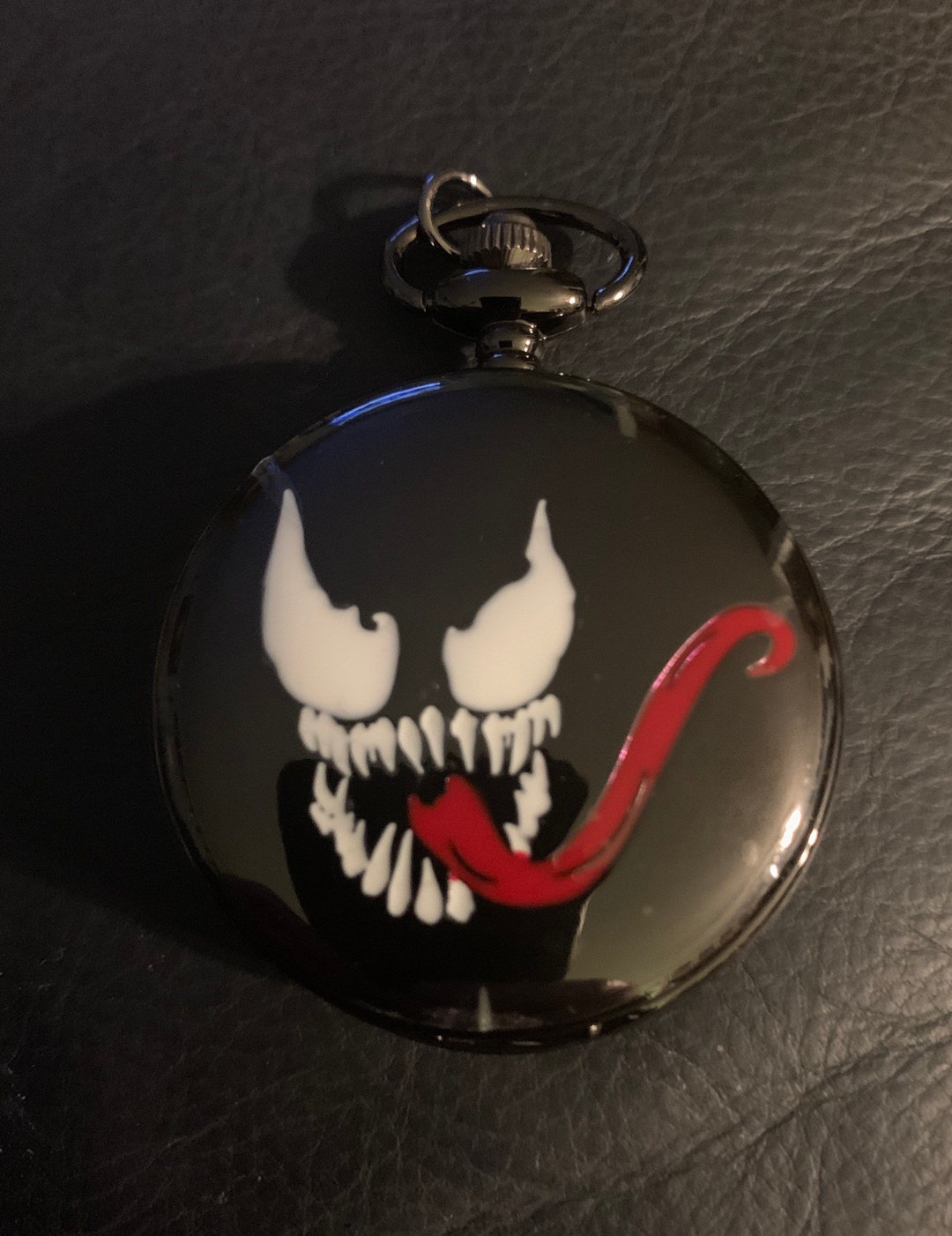 Shiny Black Venom Style Fashion Pill Box Medicine Tablet Holder for ...