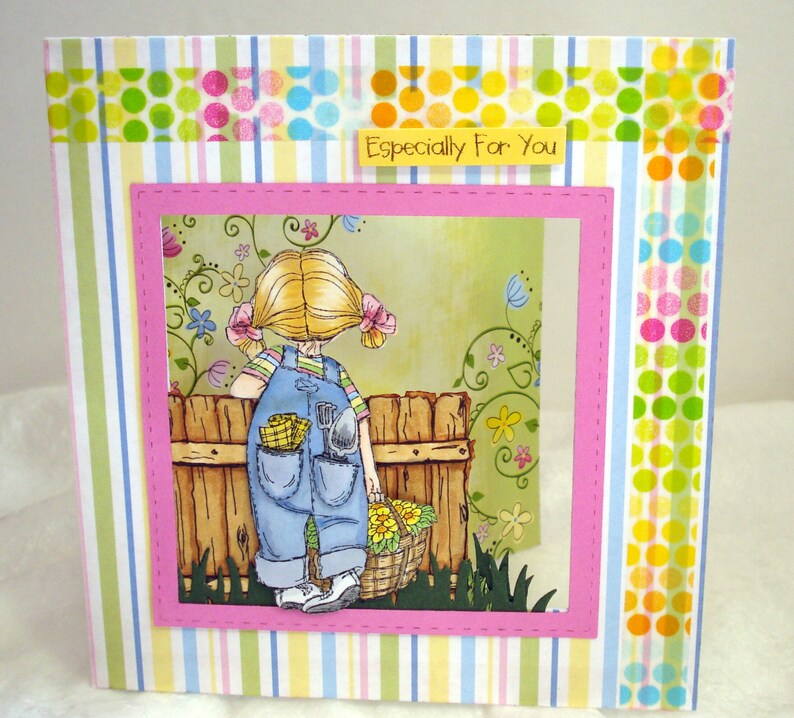 Girls Birthday Cardfront And Back Card Etsy