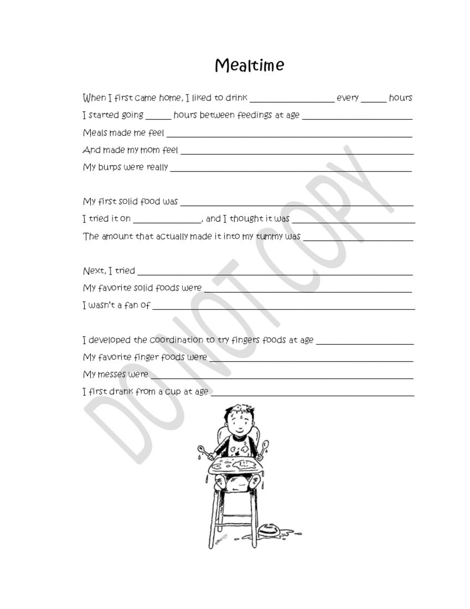 Printable Baby Book // INSTANT DOWNLOAD - Etsy