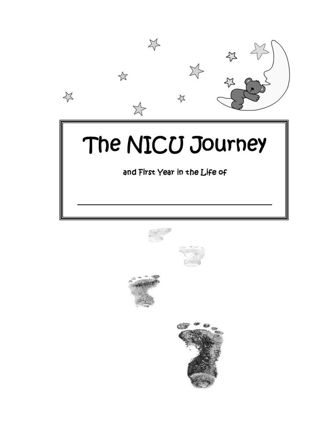 Printable Baby Book and NICU Journal for Babies With Congenital Birth ...