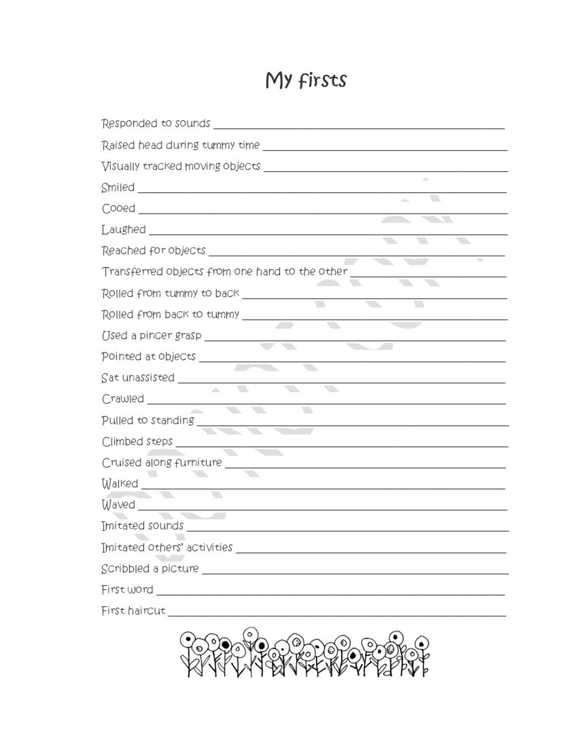 Printable Baby Book // INSTANT DOWNLOAD - Etsy