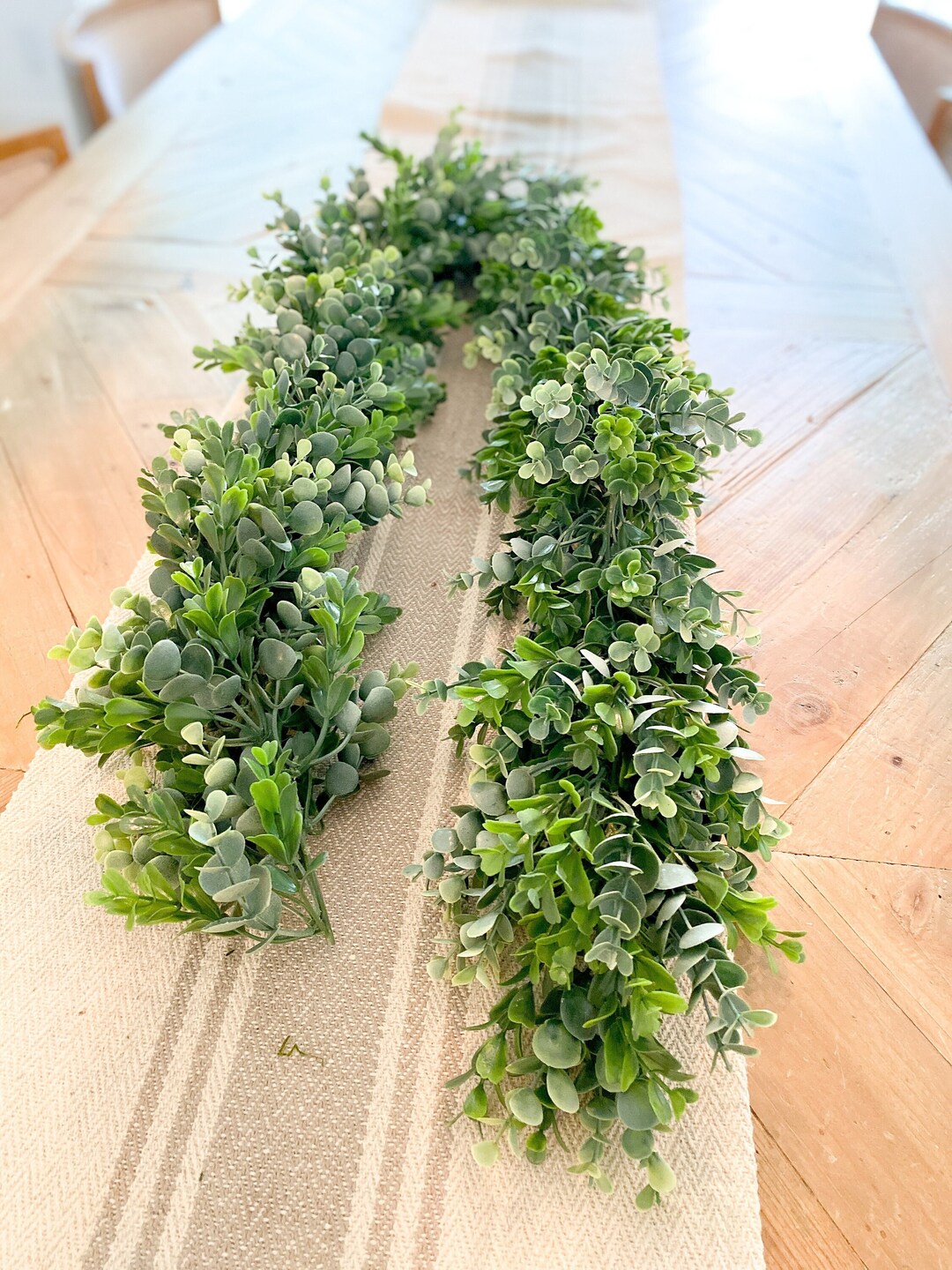 Flower Garland, Greenery Backdrop, Table Decorations, Table Centerpiece ...