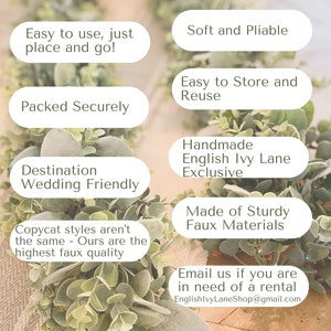 Handmade Faux Greenery Garland: Year-round Table Centerpiece - Etsy
