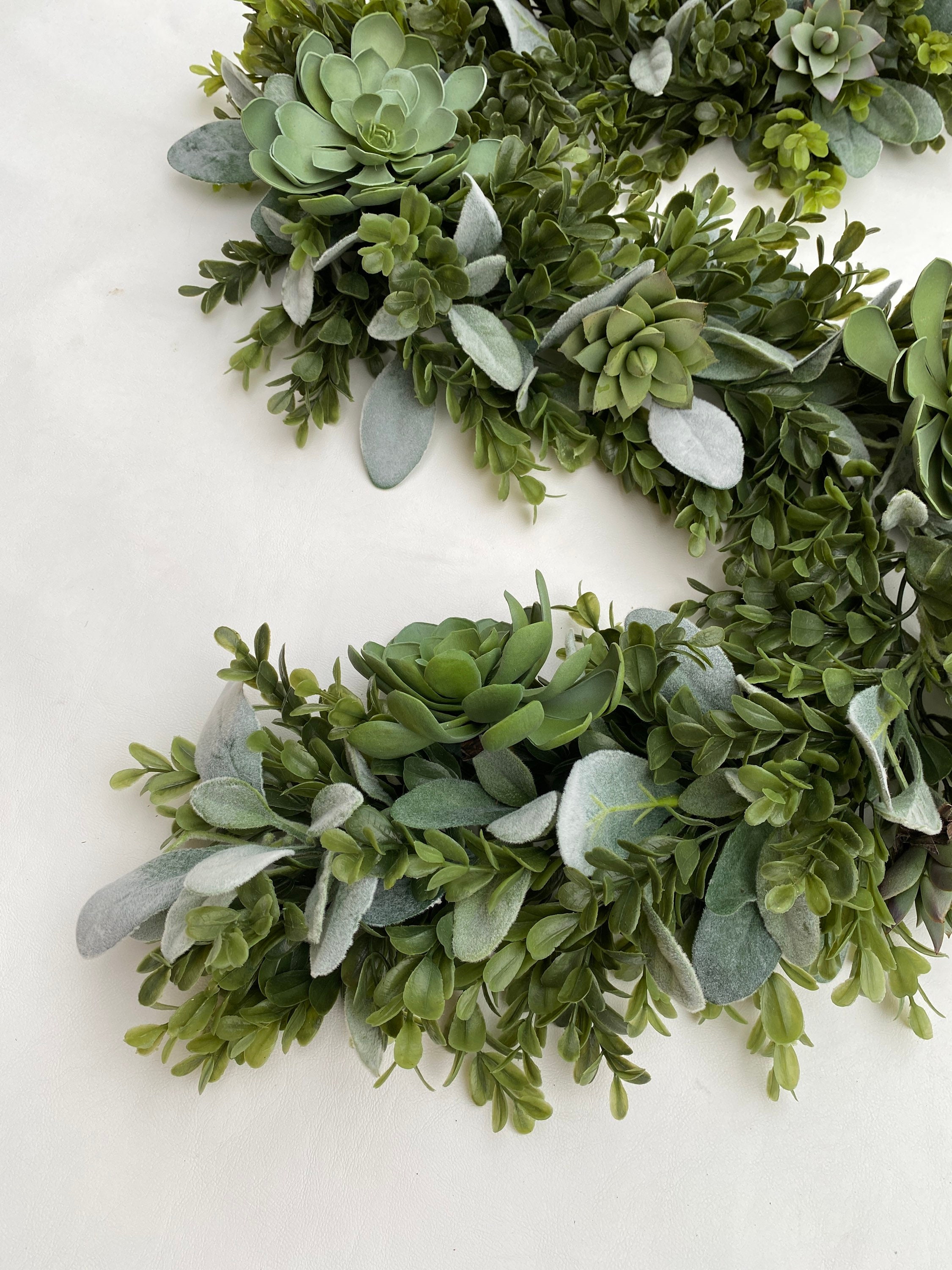 Succulent Table Runner Greenery Garland Succulent Greenery - Etsy