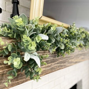 Handmade Faux Greenery Garland: Year-round Table Centerpiece - Etsy