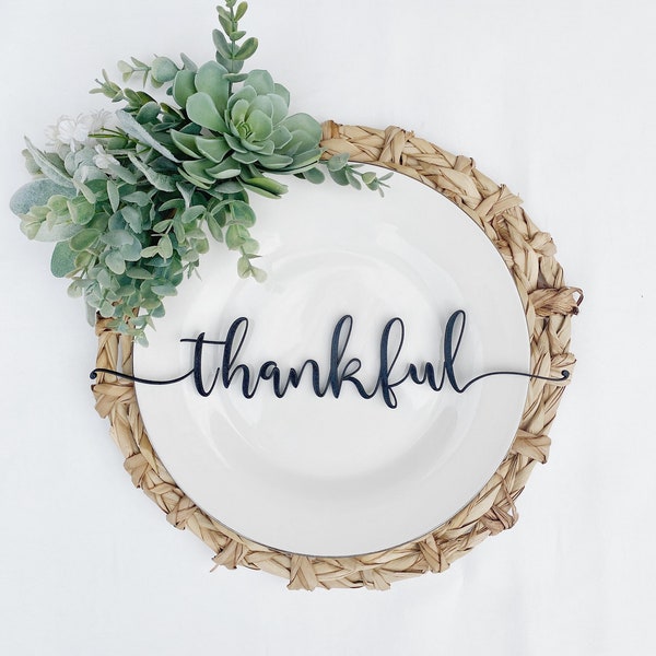 Thankful Plates - Etsy