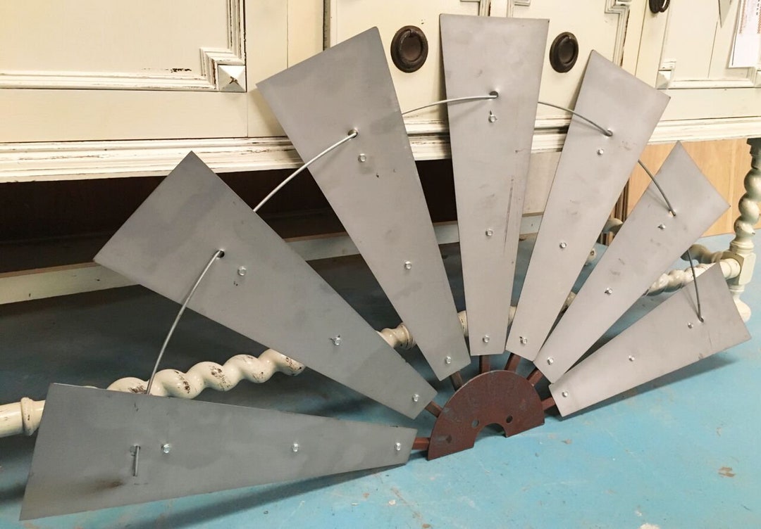 Half Farmhouse Windmill Metal Wall Decor, Windmill Wall Decoration ...