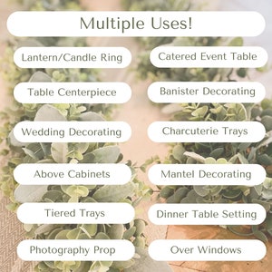 Handmade Faux Greenery Garland: Year-round Table Centerpiece - Etsy