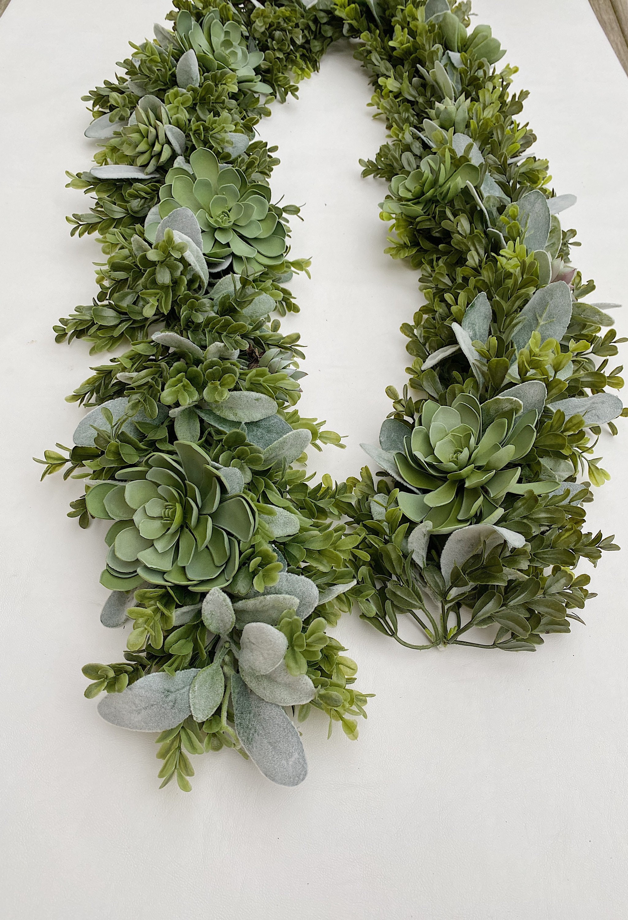 Succulent Table Runner Greenery Garland Succulent Greenery - Etsy