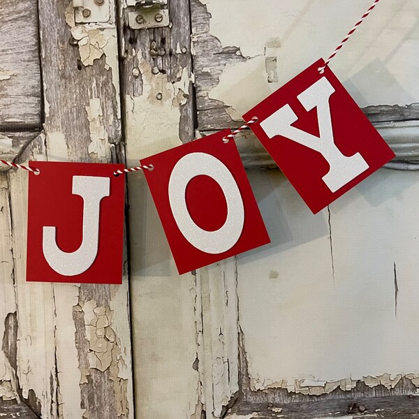 Joy Banner - Etsy