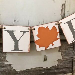 Happy Fall Banner, Fall Decor, Fall Banner, Rustic Fall Sign ...
