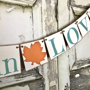 Rustic Fall in Love Banner, Fall Wedding Decor, Fall in Love Wedding ...