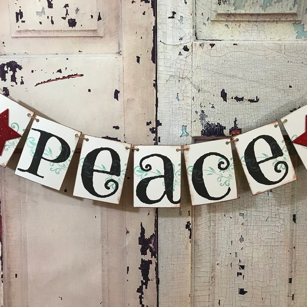 Peace Banner - Etsy