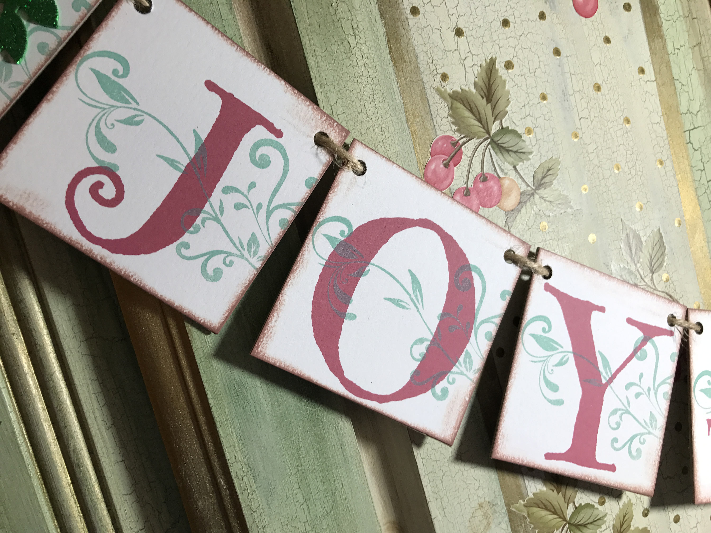 Rustic Christmas Banner Joy to the World Banner Christmas - Etsy