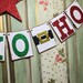 Glitter HO HO HO Christmas Banner, Christmas Decoration - Etsy