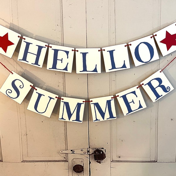 Summer Bunting - Etsy