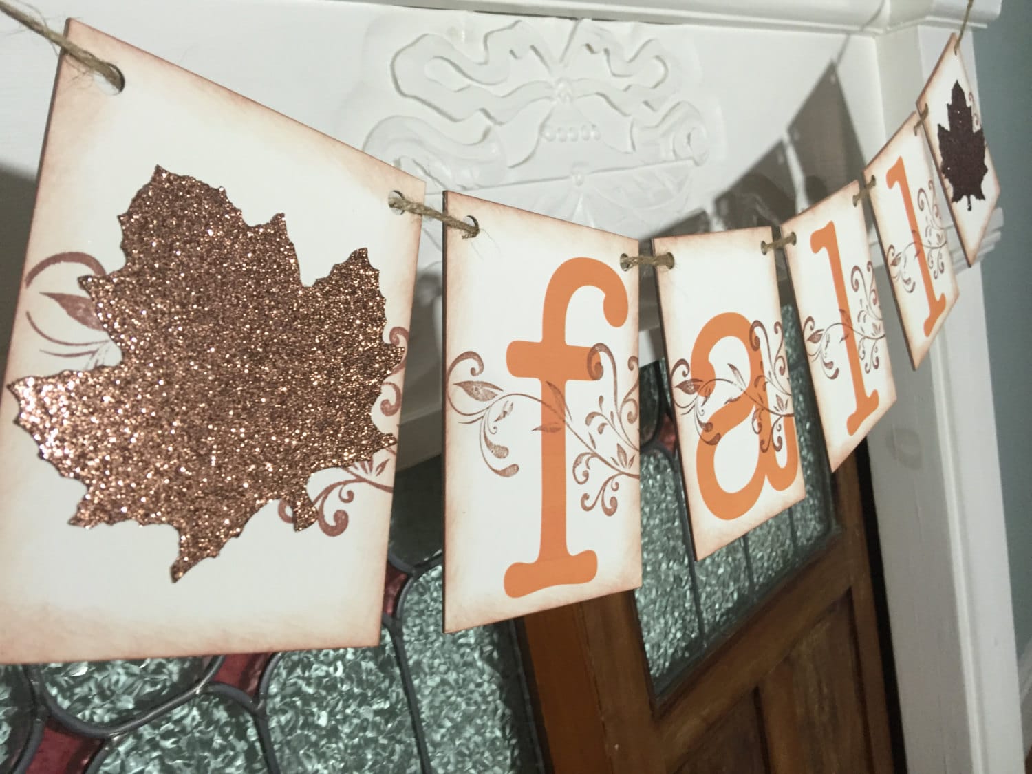 Fall Banner Thanksgiving Banner Rustic Fall Decoration - Etsy