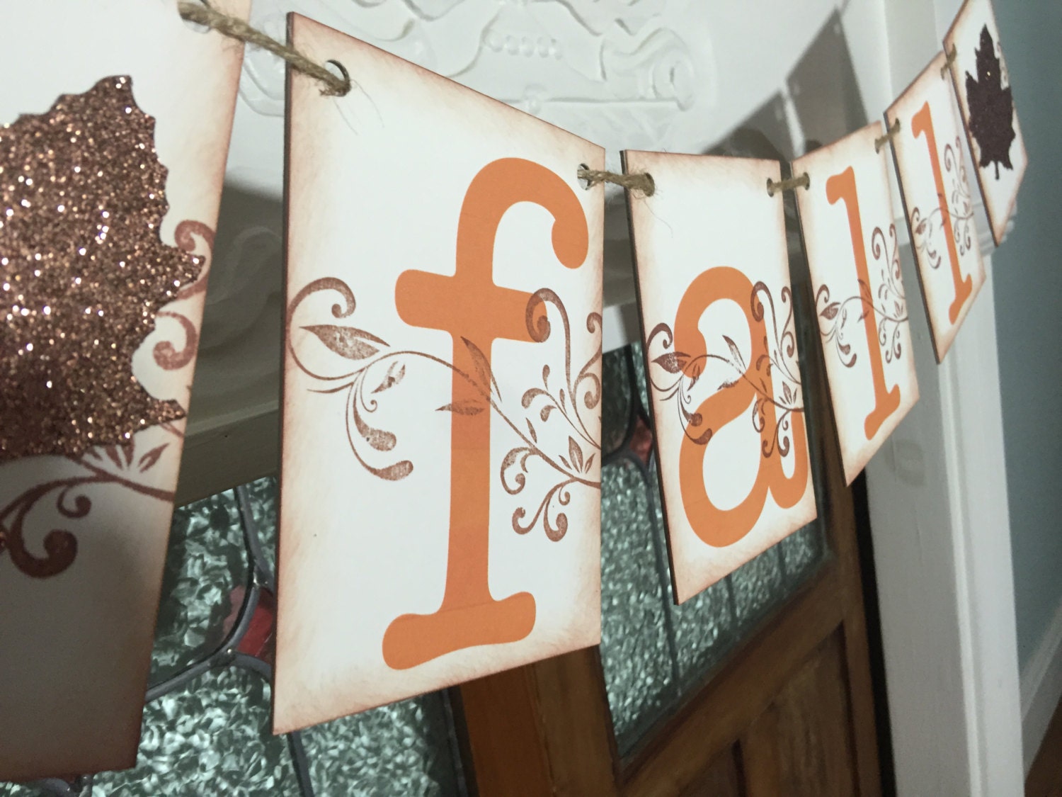 Fall Banner Thanksgiving Banner Rustic Fall Decoration - Etsy
