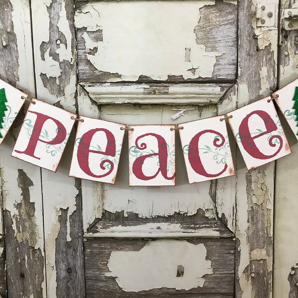 Peace Banner - Etsy
