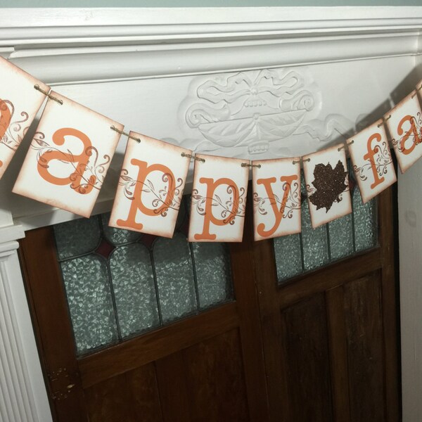 Happy Fall Sign - Etsy