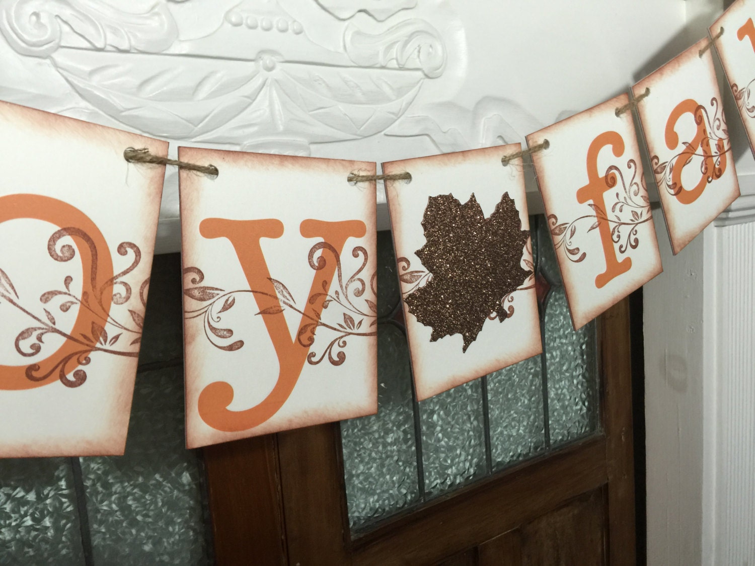 Happy Fall Banner Fall Banner Happy Fall Sign Rustic | Etsy