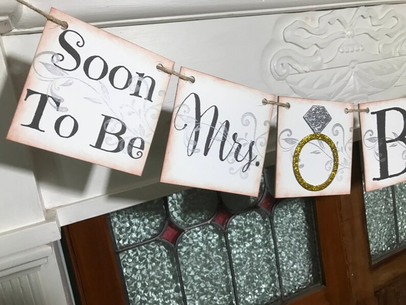 Rustic Soon to Be Mrs. Banner Soon to Be Mrs Bridal Shower - Etsy