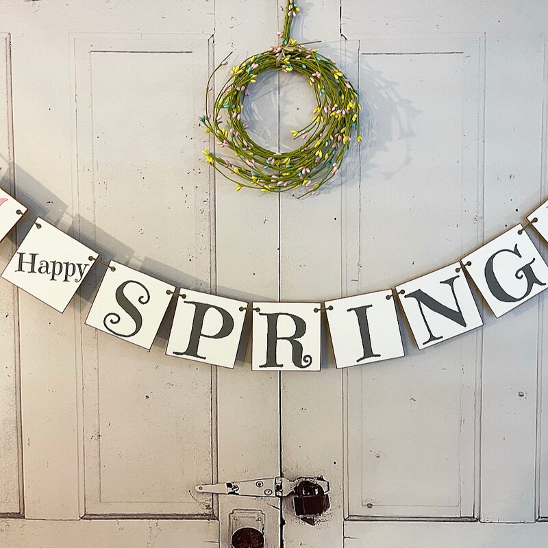 Spring Banner - Etsy