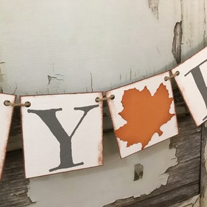 Happy Fall Banner, Fall Decor, Fall Banner, Rustic Fall Sign ...