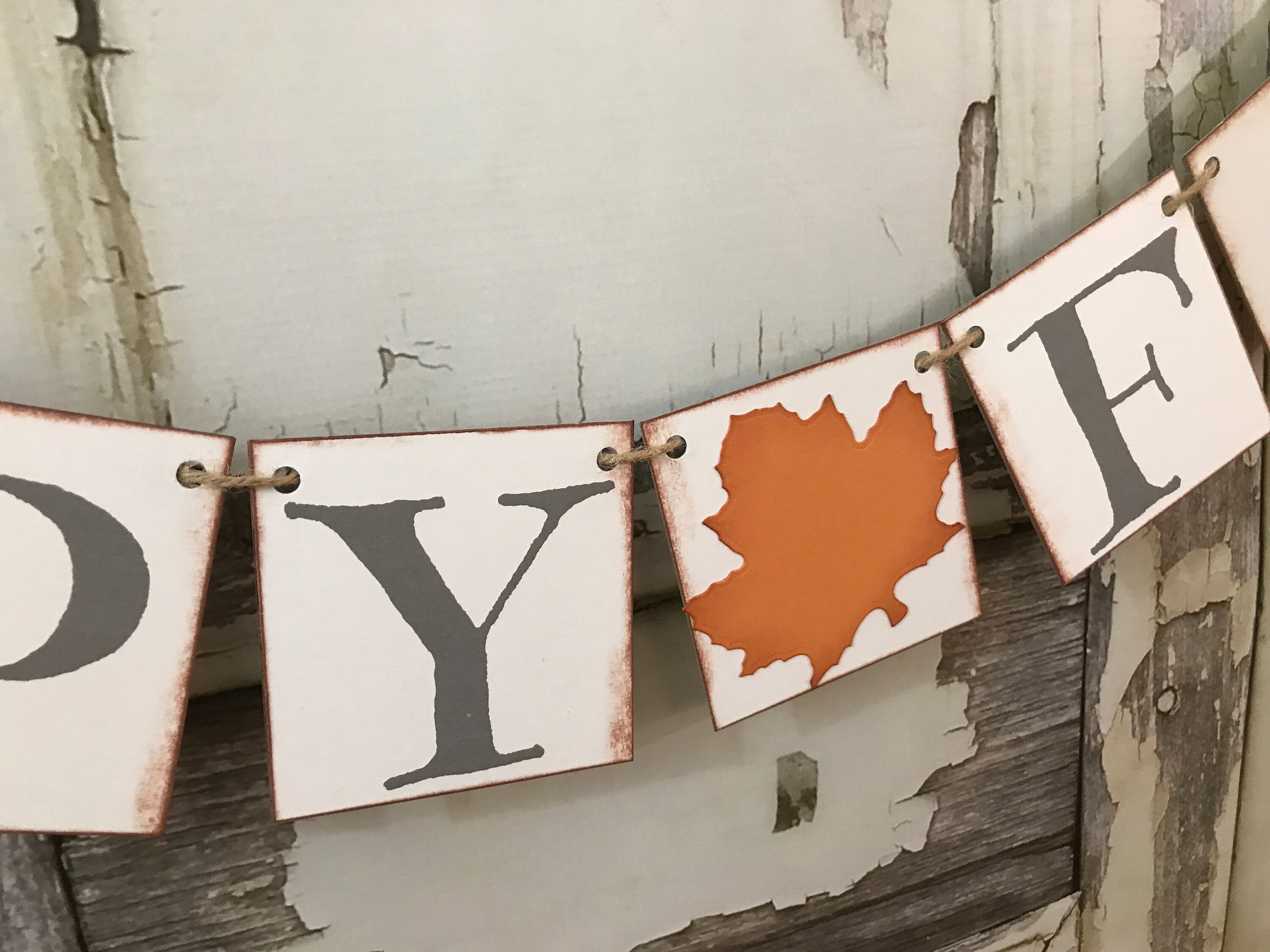 Happy Fall Banner Fall Decor Fall Banner Rustic Fall Sign - Etsy