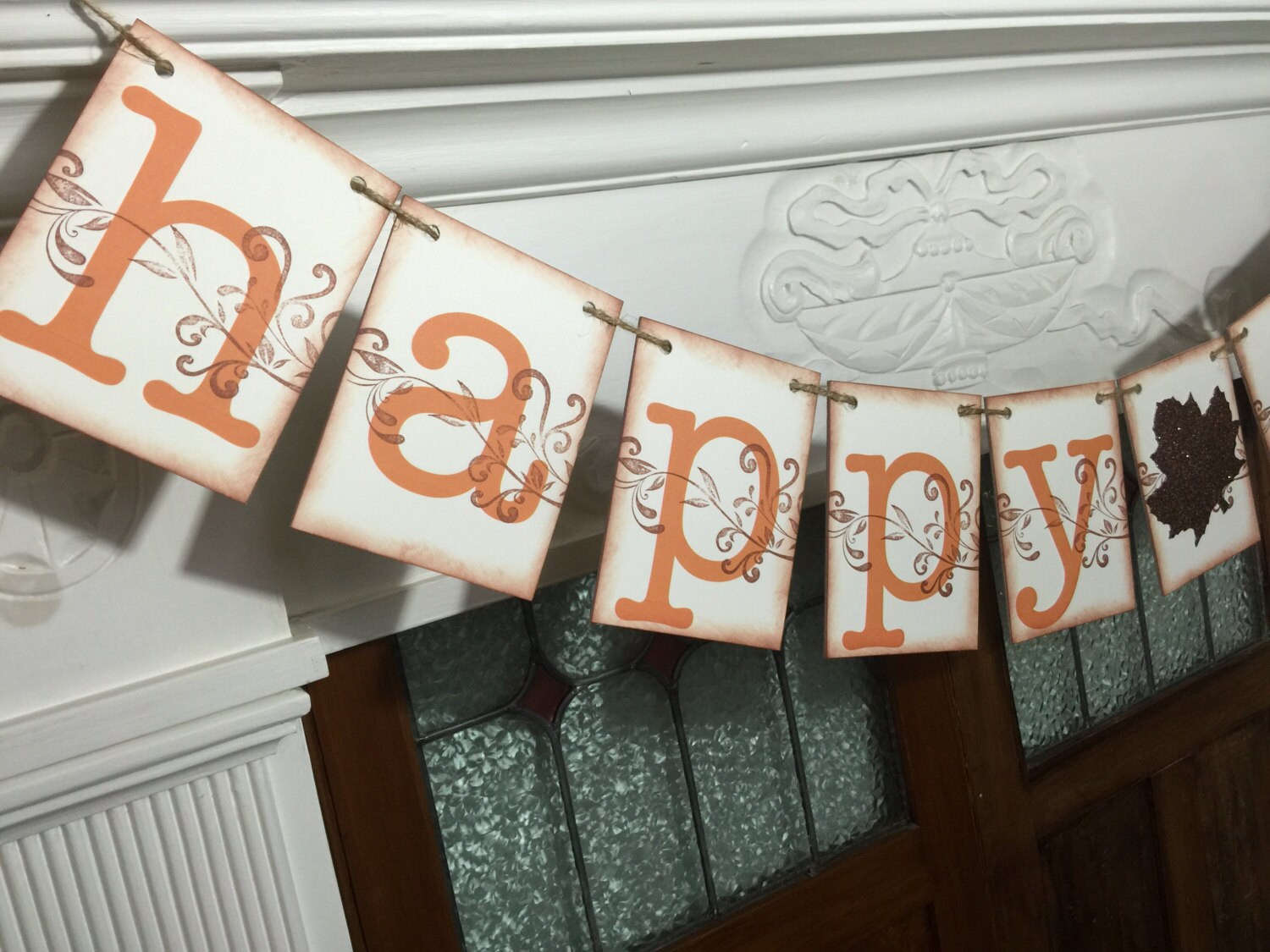 Happy Fall Banner Fall Banner Happy Fall Sign Rustic | Etsy