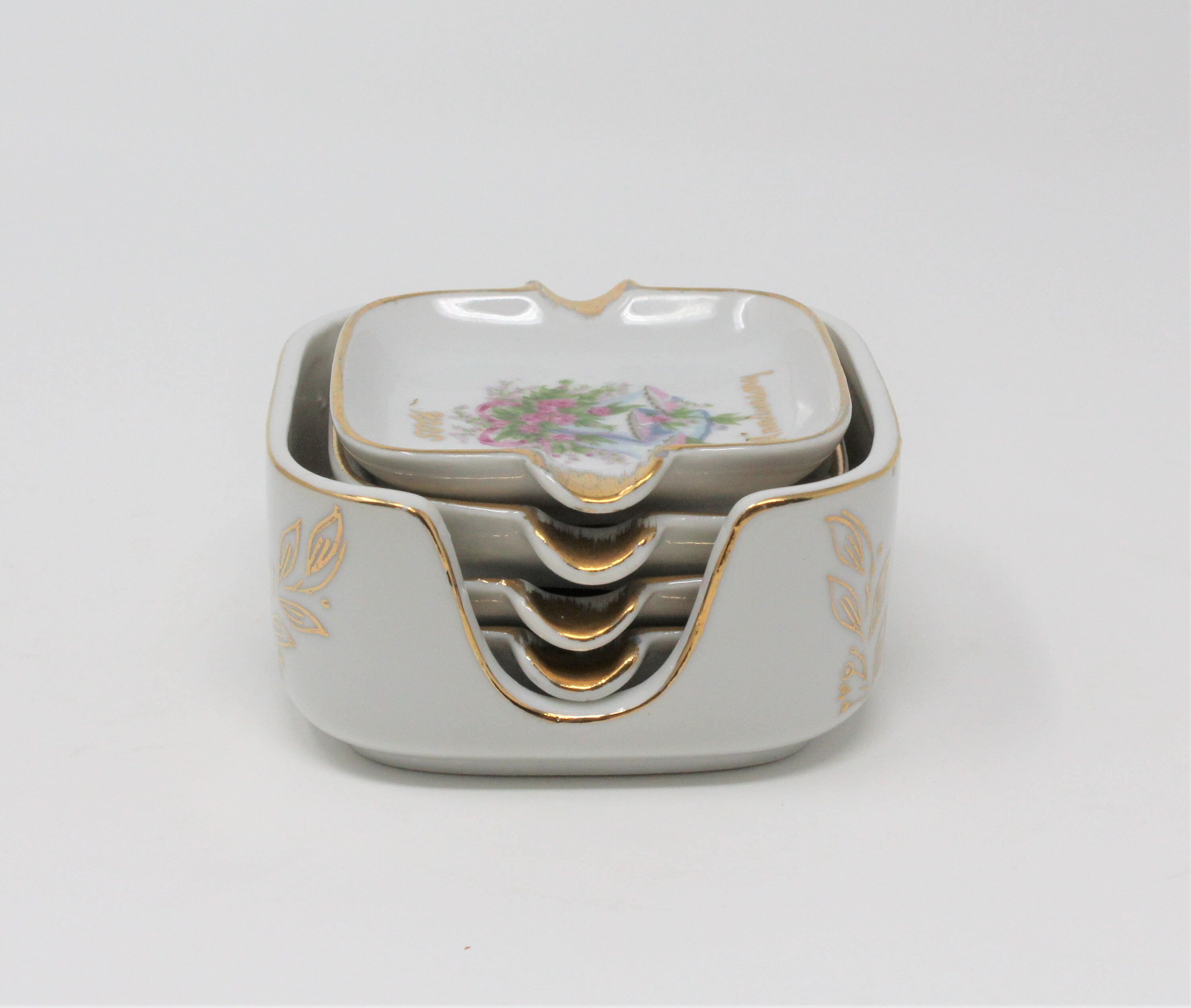 Vintage Ashtray Nested / Stacking 50th Anniversary Bells - Etsy