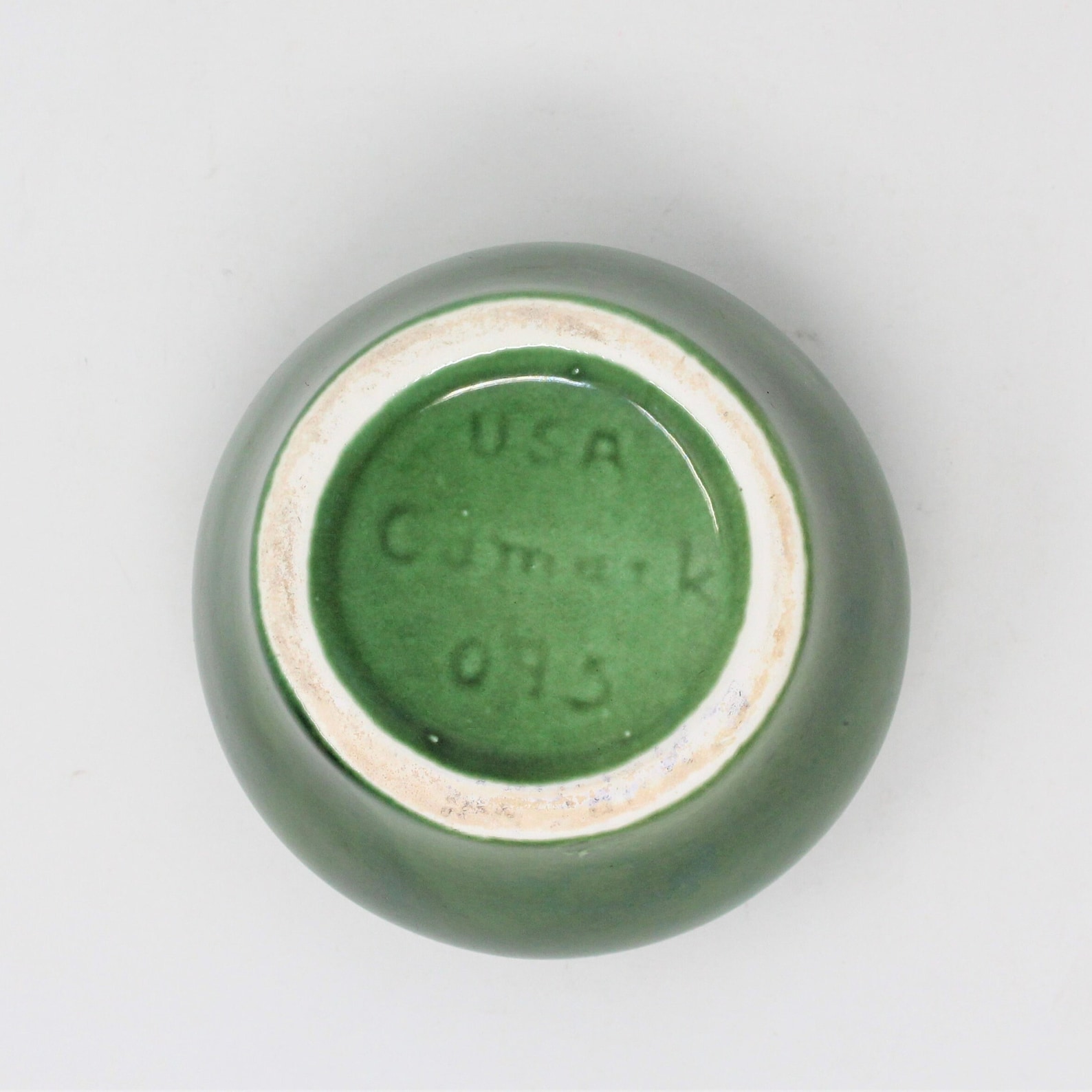 Flower Frog / Vase, Camark Pottery, Green #095 Ceramic, Vintage, USA - Etsy