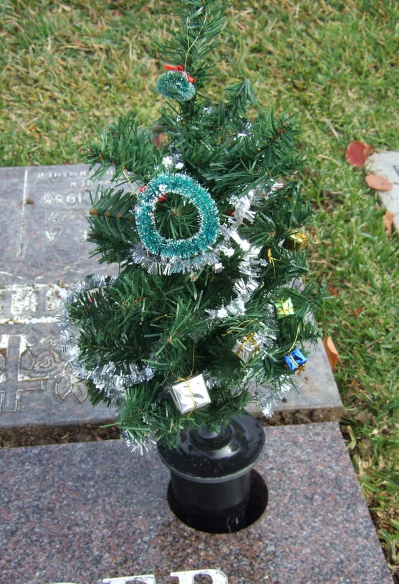 Christmas Cemetery Decoration for Ground and Stone Vases - Etsy