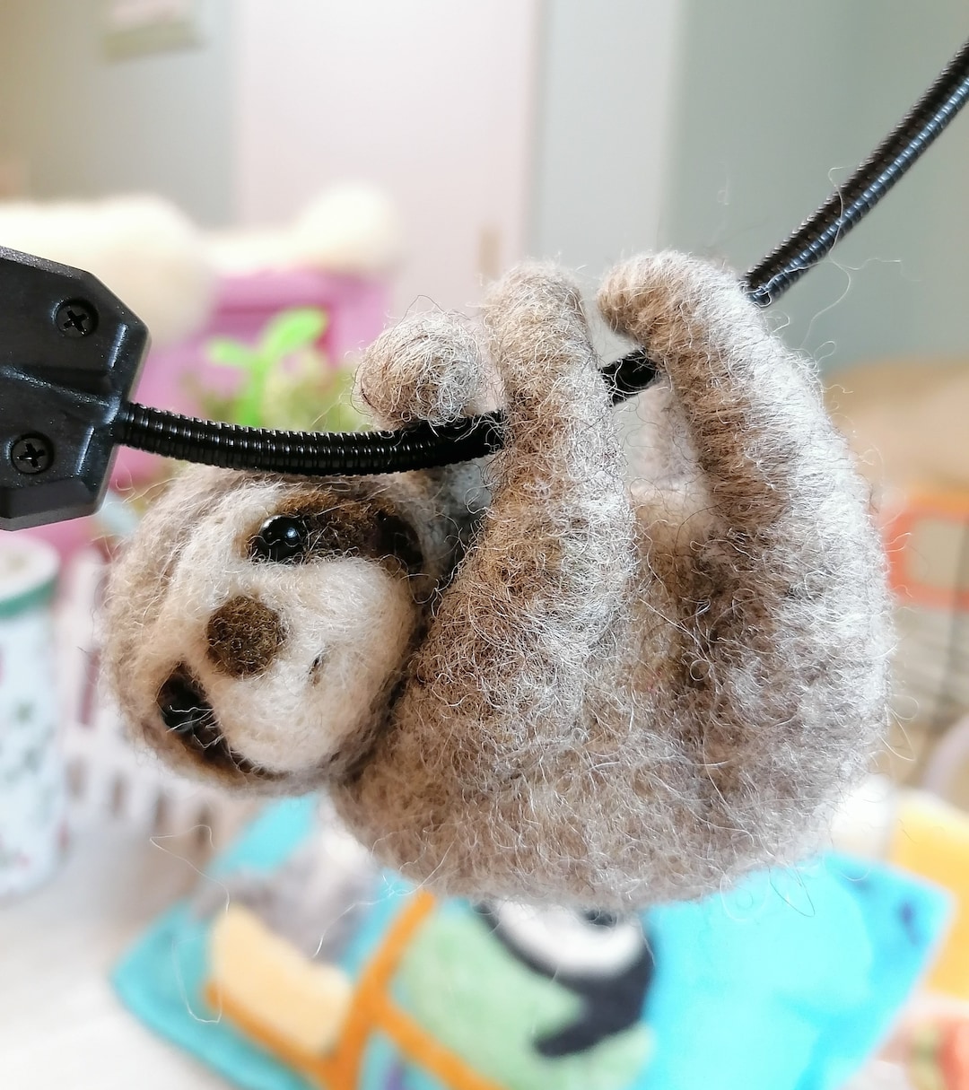 Sloth Needle Felting Kit: DIY Holiday Ornament With Photo Instructions ...