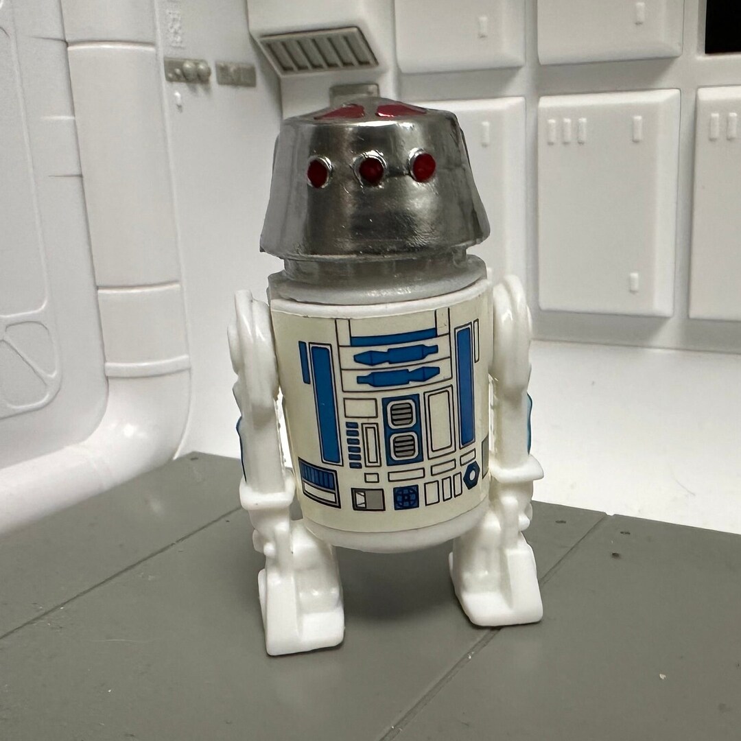 Star Wars Kenner Style Custom R5 Figure - Blue, Red and White With ...