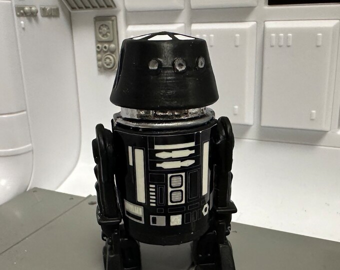 Star Wars Kenner Style Custom R5 Figure Black and White - Etsy