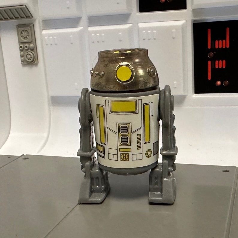 Star Wars Kenner Style Custom R8 Figure Yellow and White - Etsy