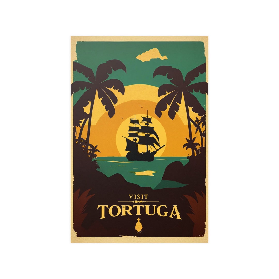 Visit Tortuga - Etsy