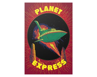 Vinyl Decal Planet Express Logo - Etsy