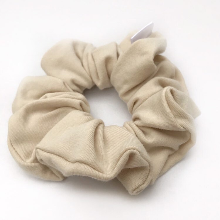 Cream Scrunchie Oatmeal Hair Scrunchie Hair Elastic Hair | Etsy