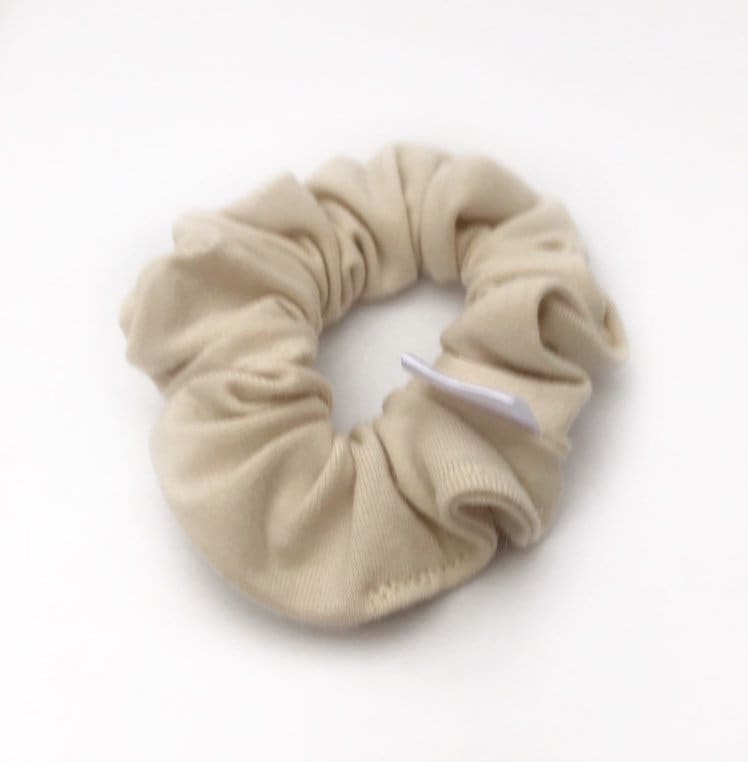 Cream Scrunchie Oatmeal Hair Scrunchie Hair Elastic Hair | Etsy