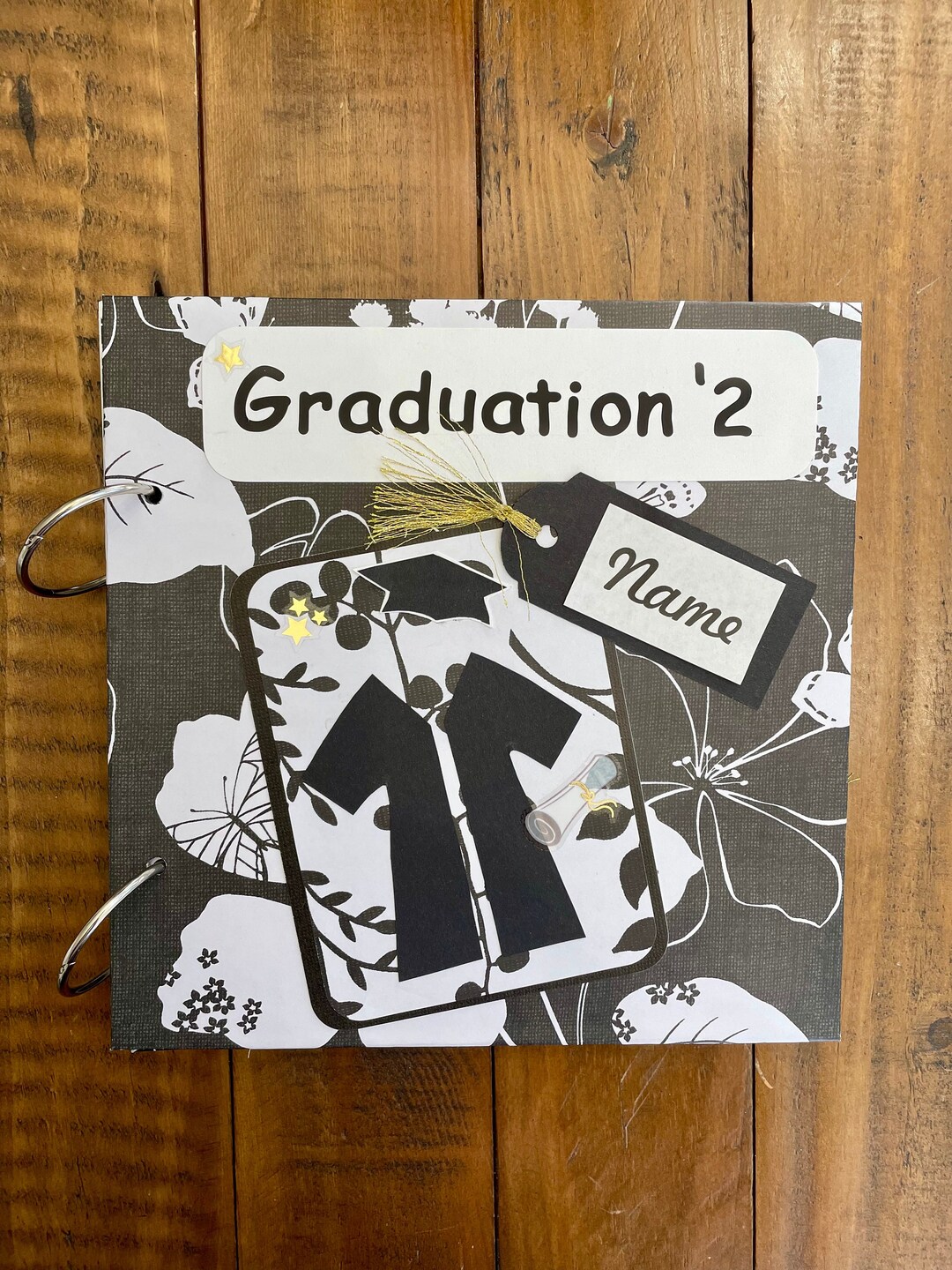 Graduation Scrapbook, Photo and Memory Album-flowers and Butterflies - Etsy