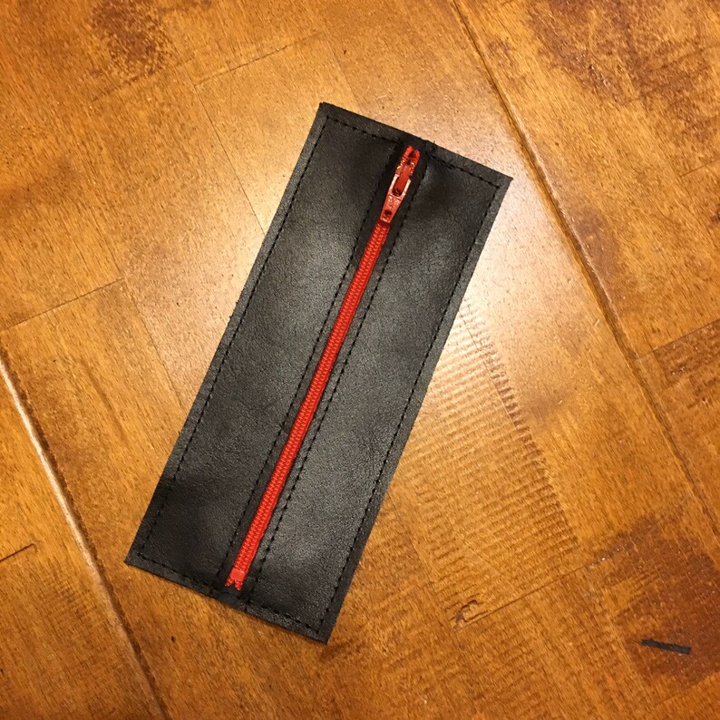 Leather Zippered Tampon Case - Etsy