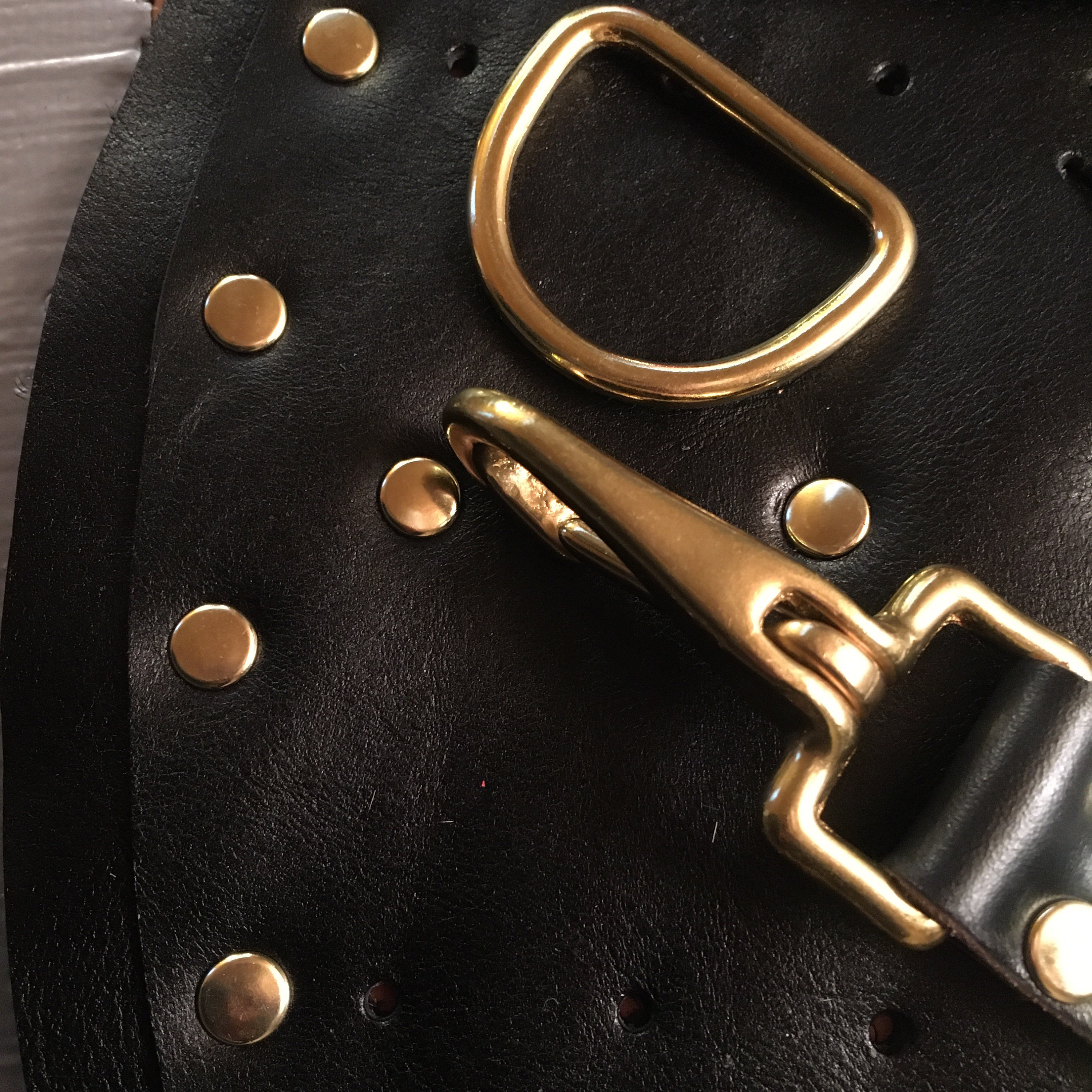 Leather Hair Stylist Shear Belt 