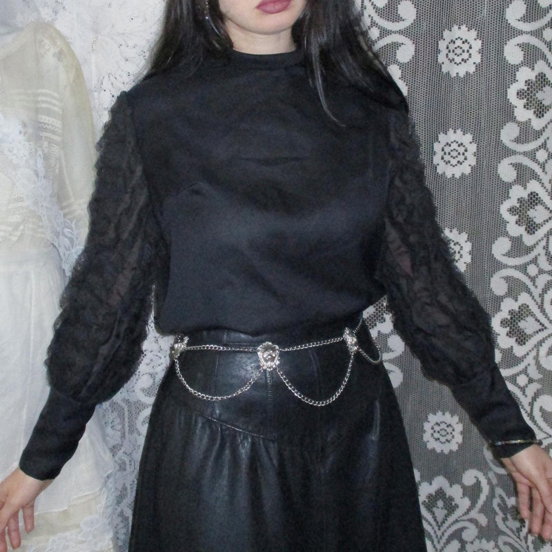 Goth Blouse - Etsy