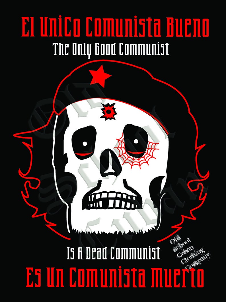 Dead Che Guevara Old School Cuban Anti Communist T/Shirt - Etsy France